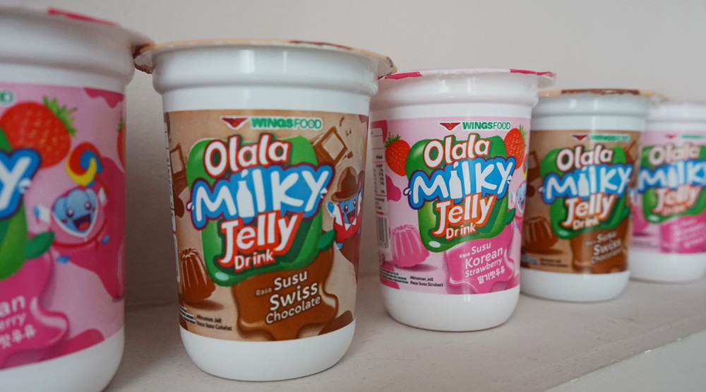 WINGS Food Luncurkan Olala Milky Jelly, Minuman Jelly Rasa Susu dalam ...
